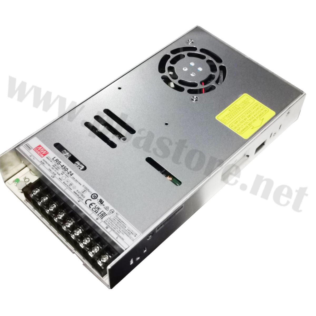 SWITCHING POWER SUPPLY MEAN WELL LRS-450-24 LOW PROFILE 24V 451.2W 18.8A เป็นอุปกรณ์แปลงแรงดัน ...